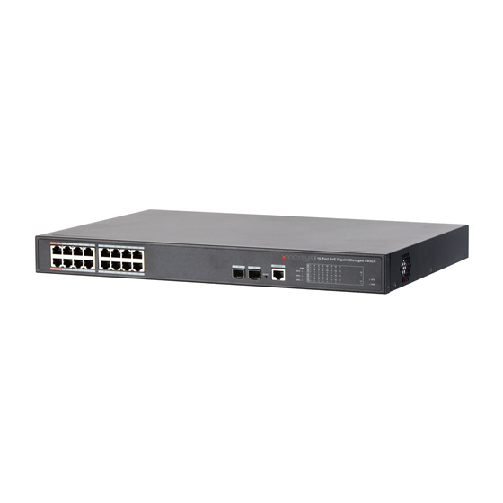 16-Port PoE Gigabit Managed Switch + 2 x BASE-X PORTS | Inaxsys ...