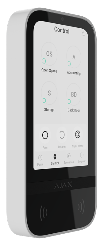 touchscreen security keypad