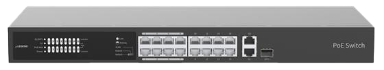 INLG162POE 16-Port PoE Switch with 2 Combo Upload ports | Inaxsys ...
